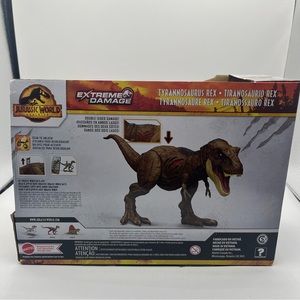 Mattel | Toys | New Jurassic World Dominion Extreme Damage T Rex ...